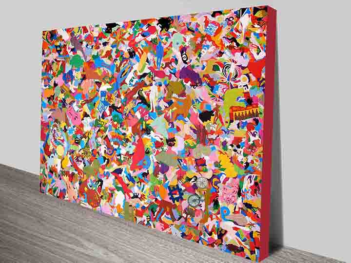Montage Modern Art Canvas Prints | Cheap Wall Art Sydney