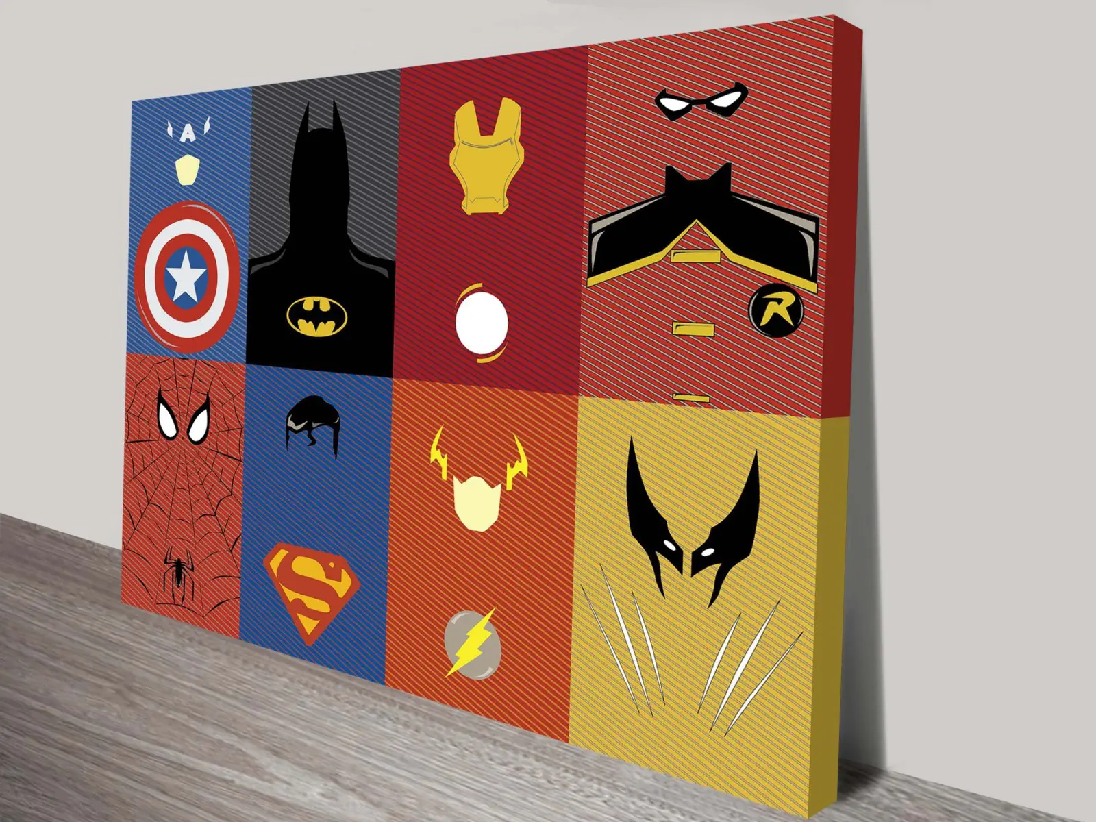 Marvel Characters Collage Framed Wall Art | Canvas Prints AU