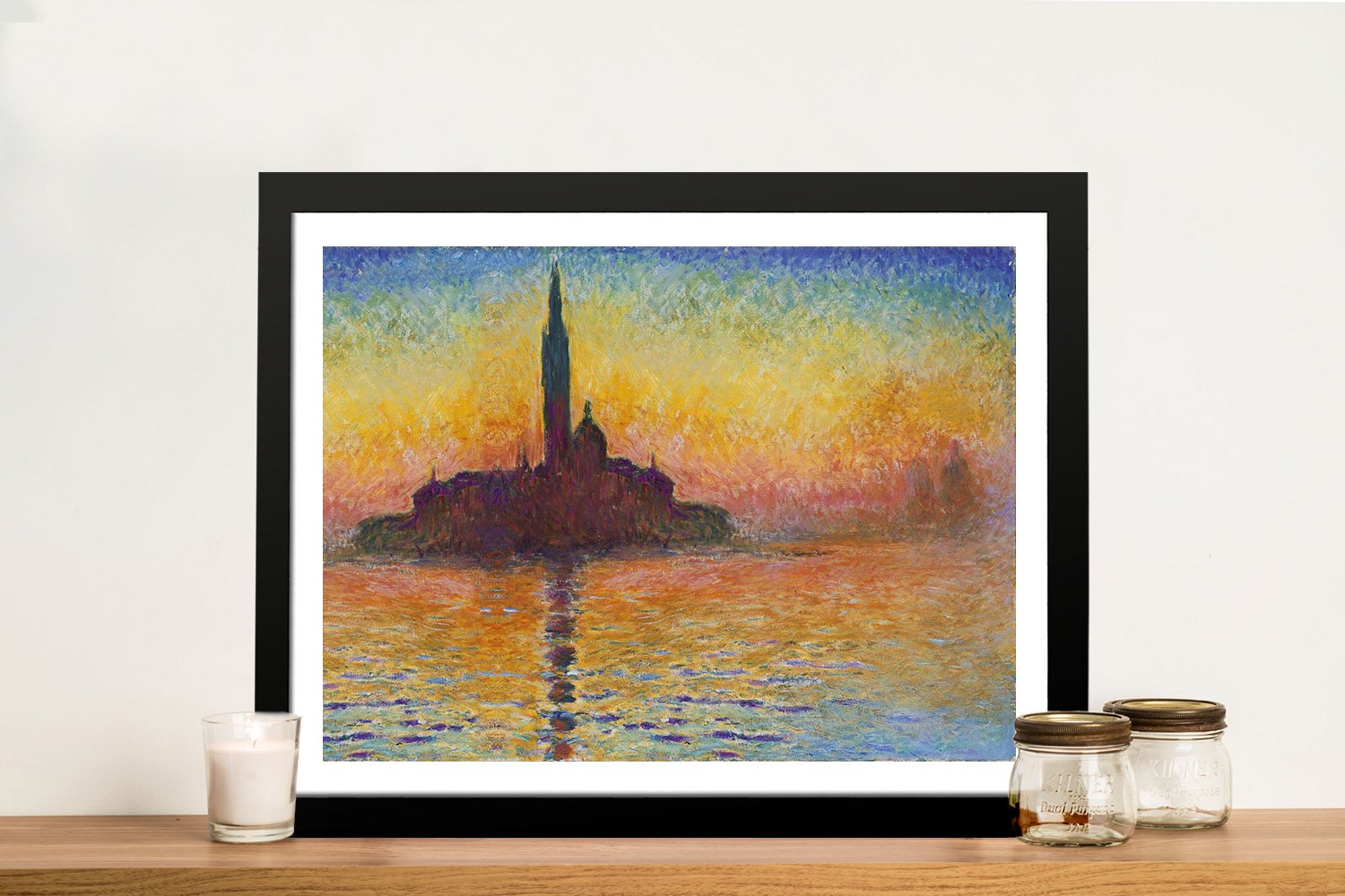 San Giorgio Maggiore at Dusk Canvas Print | Canvas Print Perth