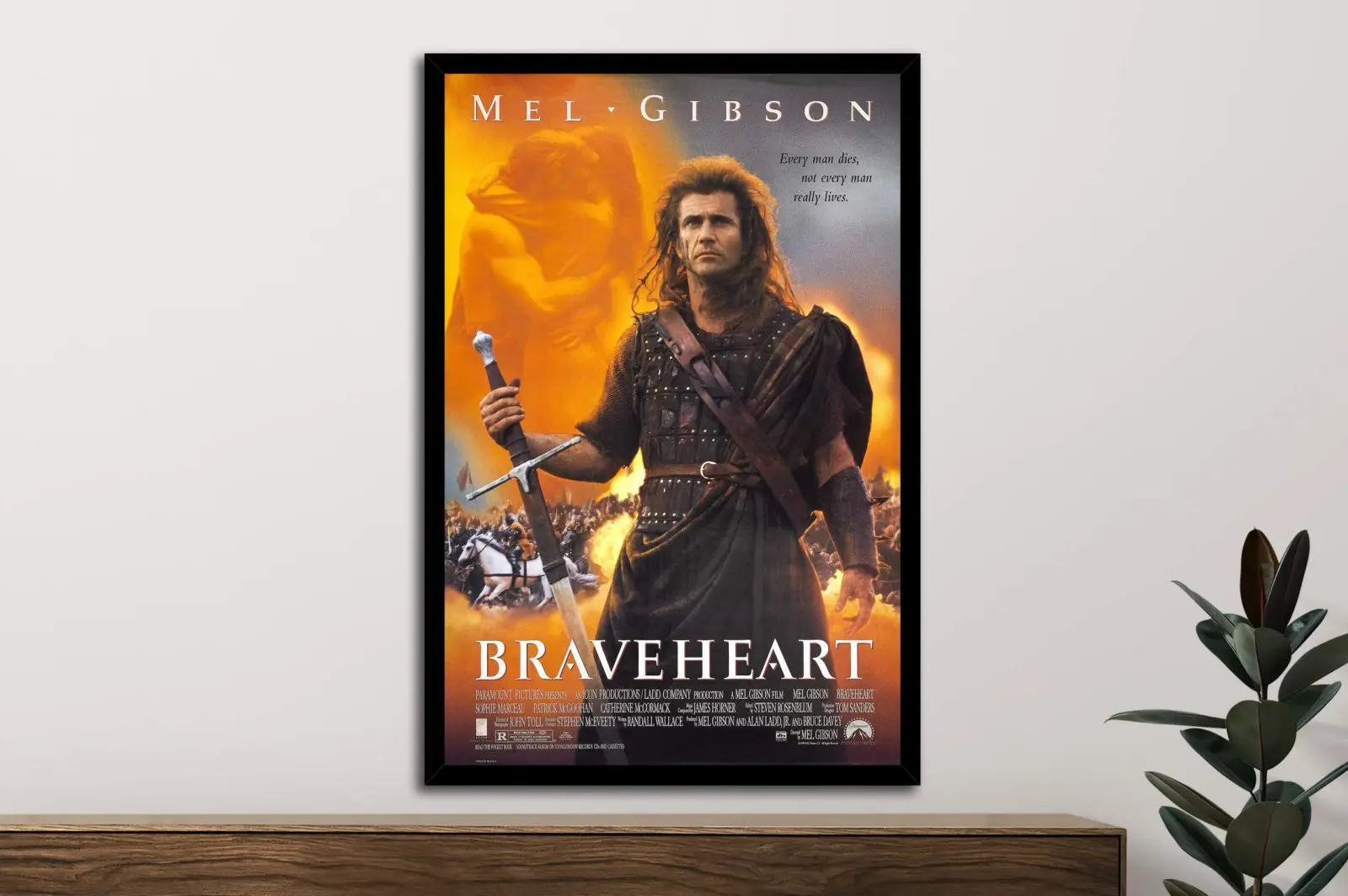Braveheart Movie Poster Canvas Art Print | Home Decor Ideas
