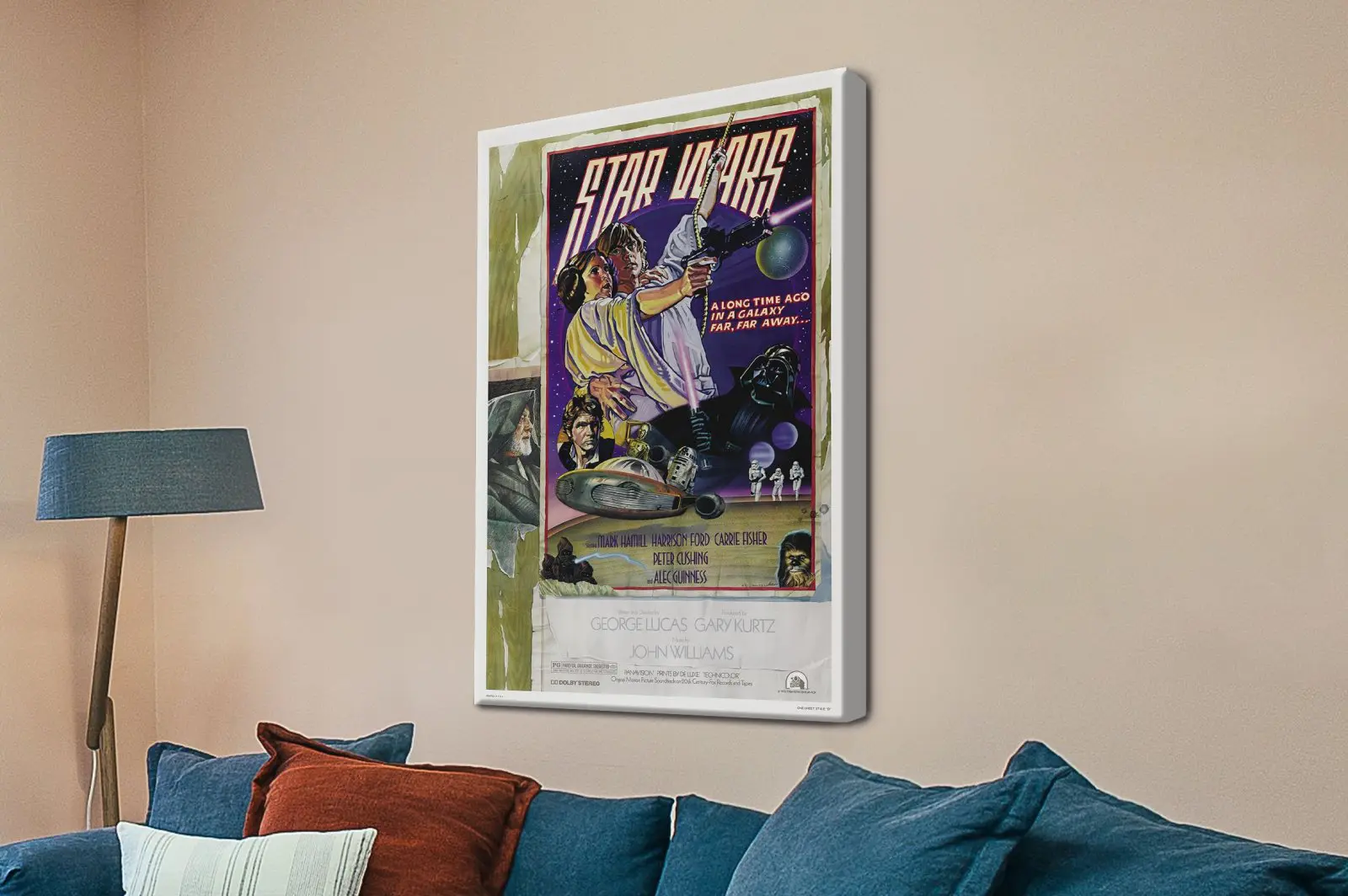 Vintage Star Wars Movie Poster Print | Canvas Prints Perth
