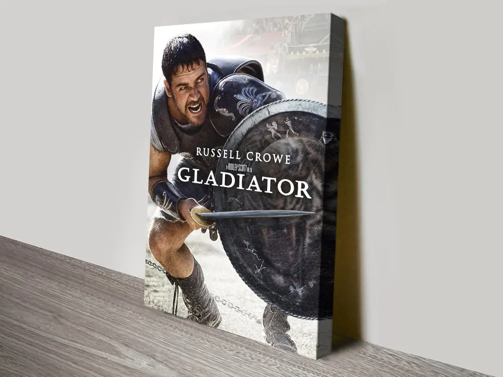 Gladiator Russell Crowe Film Poster Art | Canvas Prints Perth