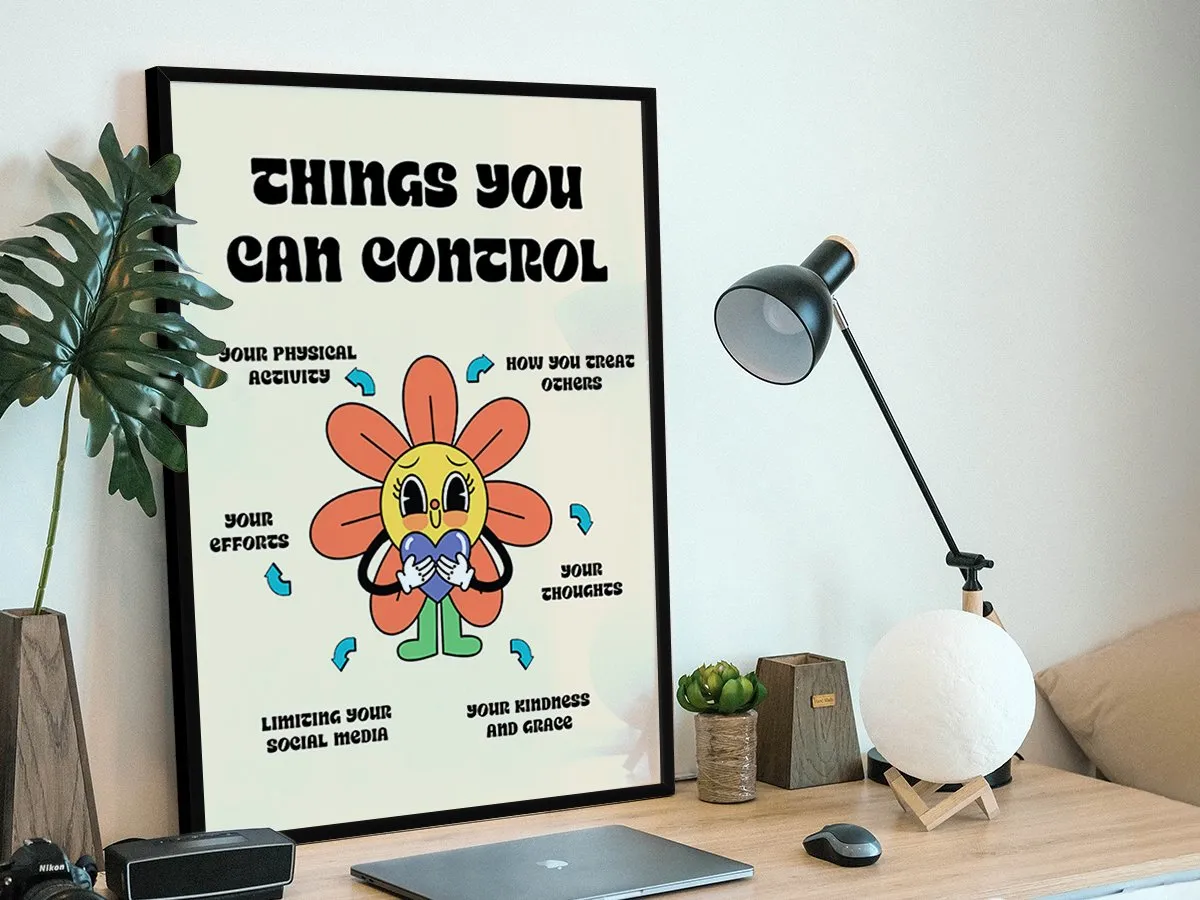 Things You Can Control Ready to Hang Art | Artwork for Collages