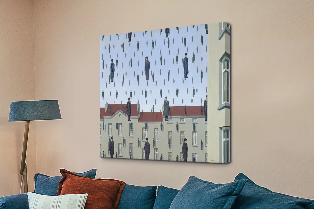 Magritte Golconda Modern Art Print | Canvas Prints Perth