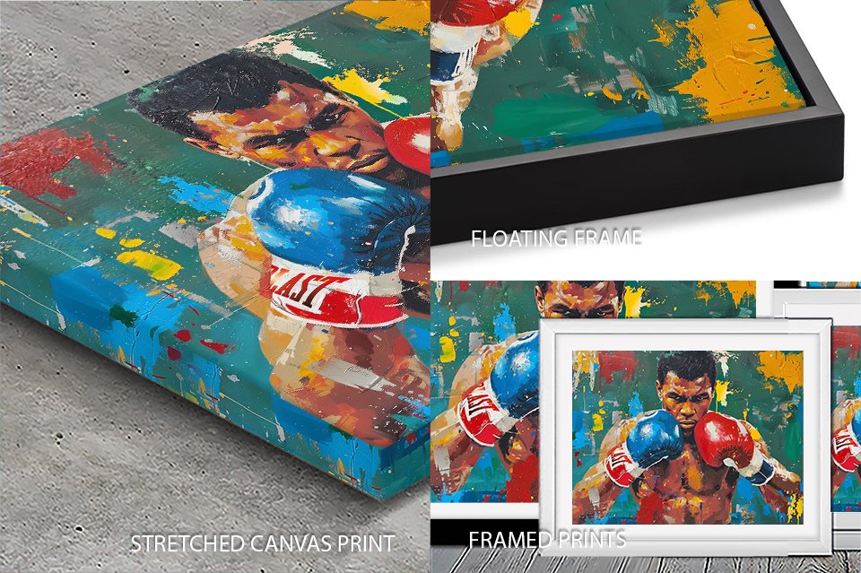 Muhammad Ali Wall Art on Canvas | Canvas Prints Perth