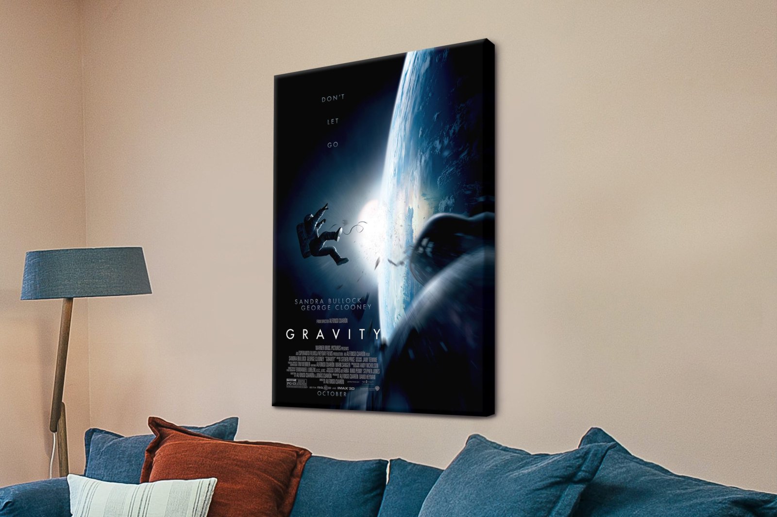 Ready to Hang Gravity Movie Poster | Canvas Prints Perth