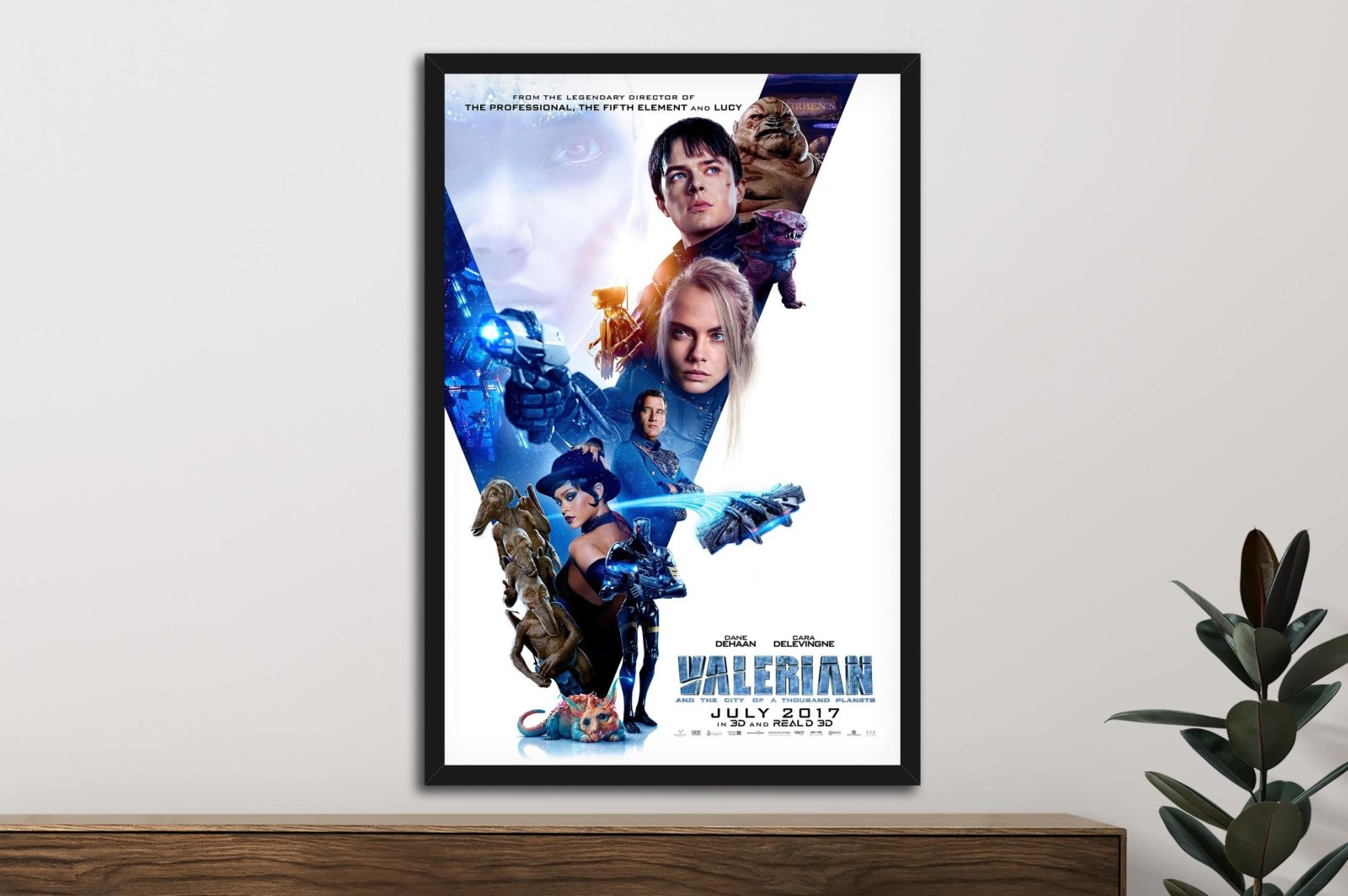 Valerian Movie Poster Wall Art | Canvas Prints Perth